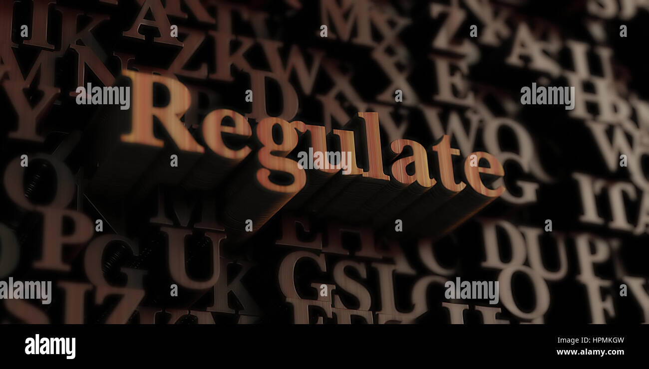 Regulate - Wooden 3D rendered letters/message. Can be used for an ...