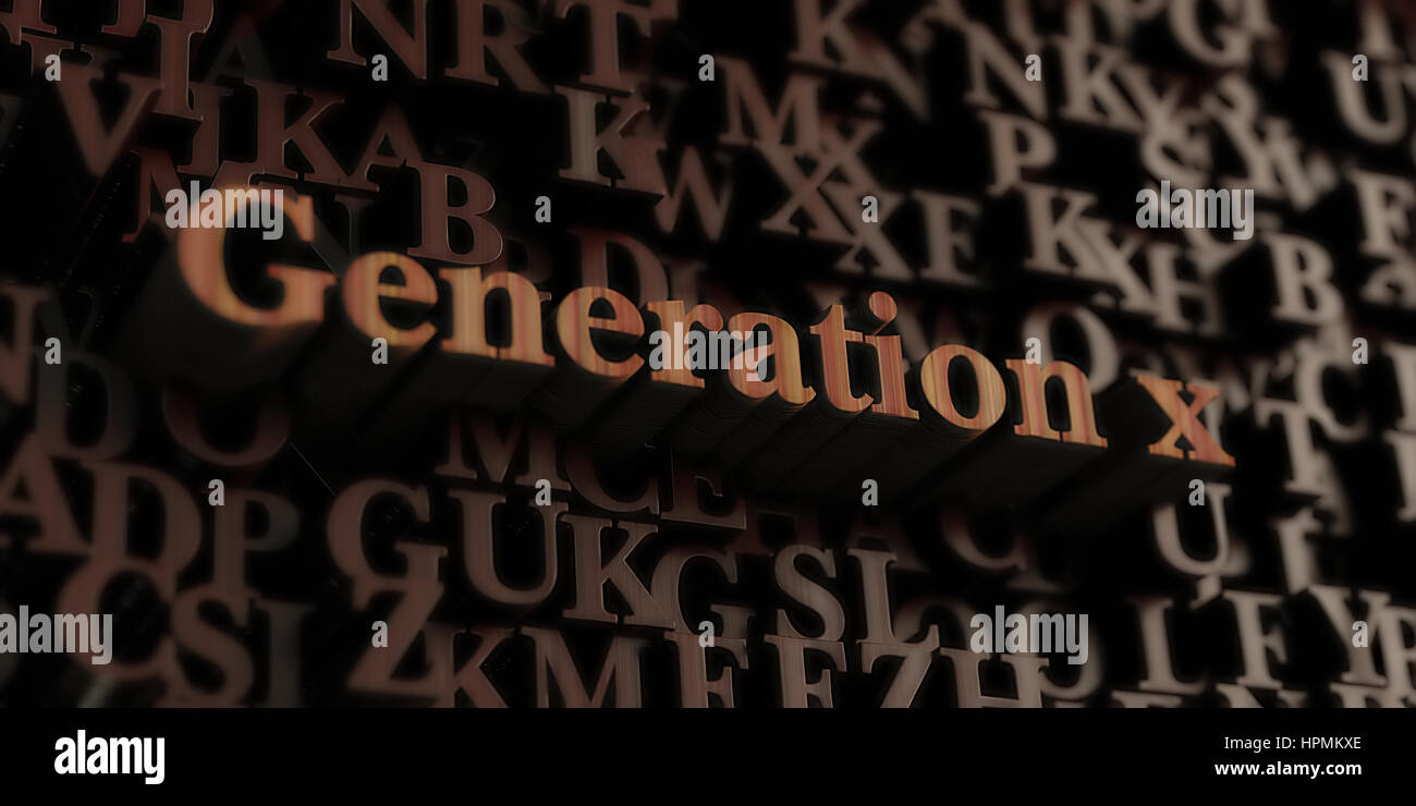 Generation x word hi-res stock photography and images - Alamy