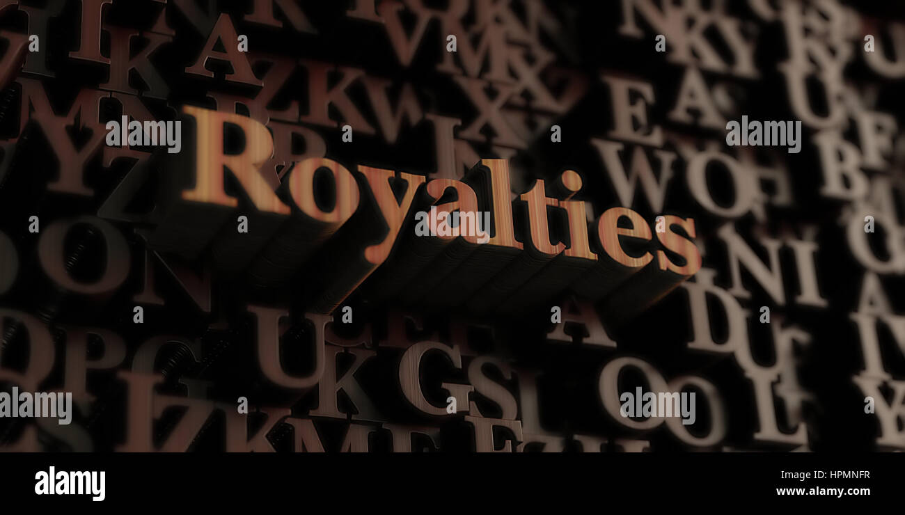 Royalties - Wooden 3D rendered letters/message. Can be used for an ...