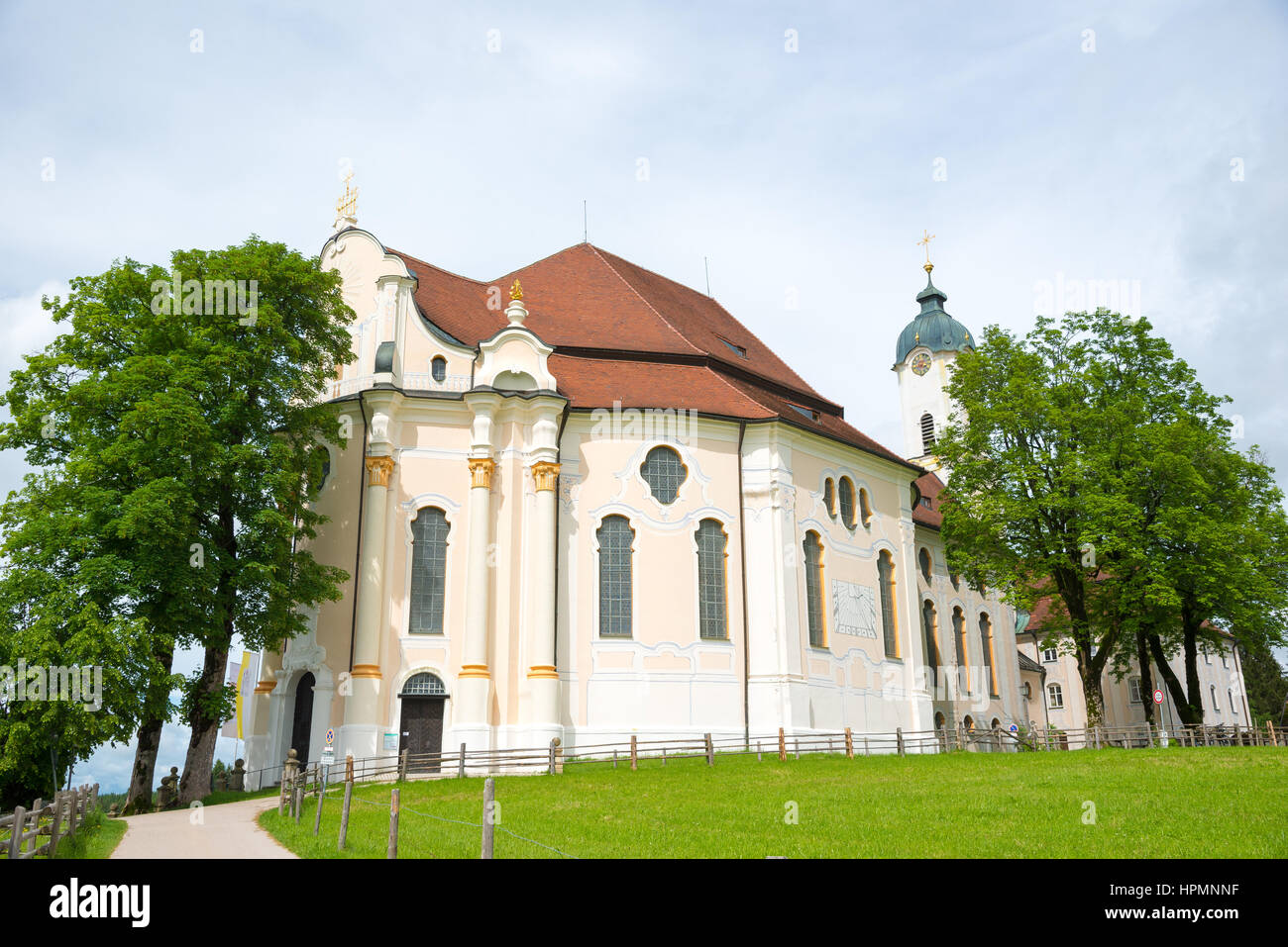 The Famous Pilgrimage Church of Wies, Bavaria, Germany. UNESCO World ...