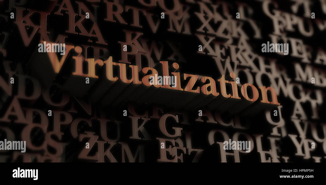 Virtualization text hi-res stock photography and images - Alamy