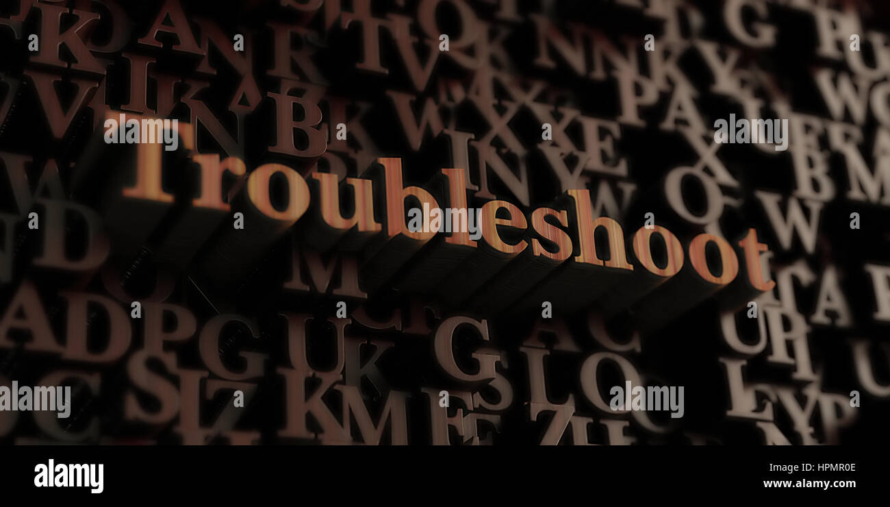 Troubleshoot word hi-res stock photography and images - Alamy