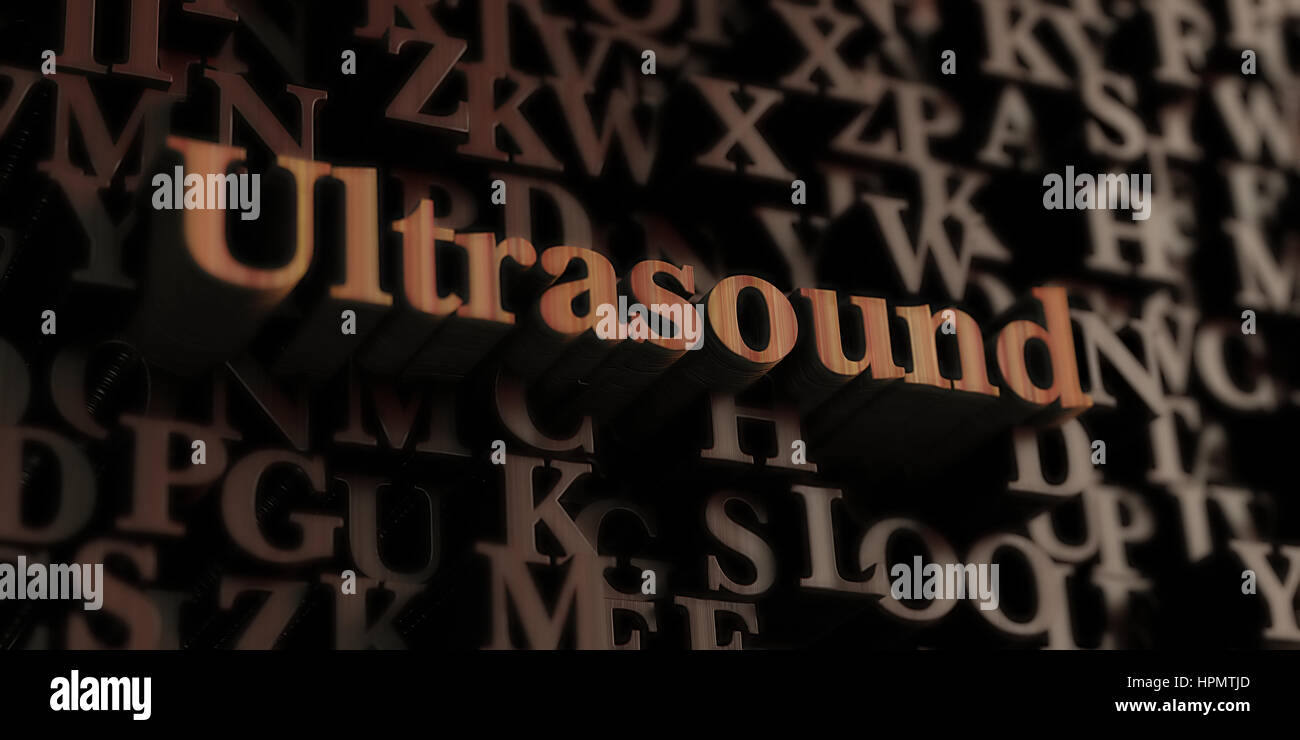 ultrasound - Wooden 3D rendered letters/message. Can be used for an ...