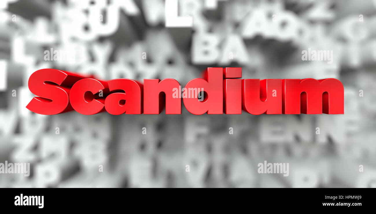 Scandium hi-res stock photography and images - Alamy