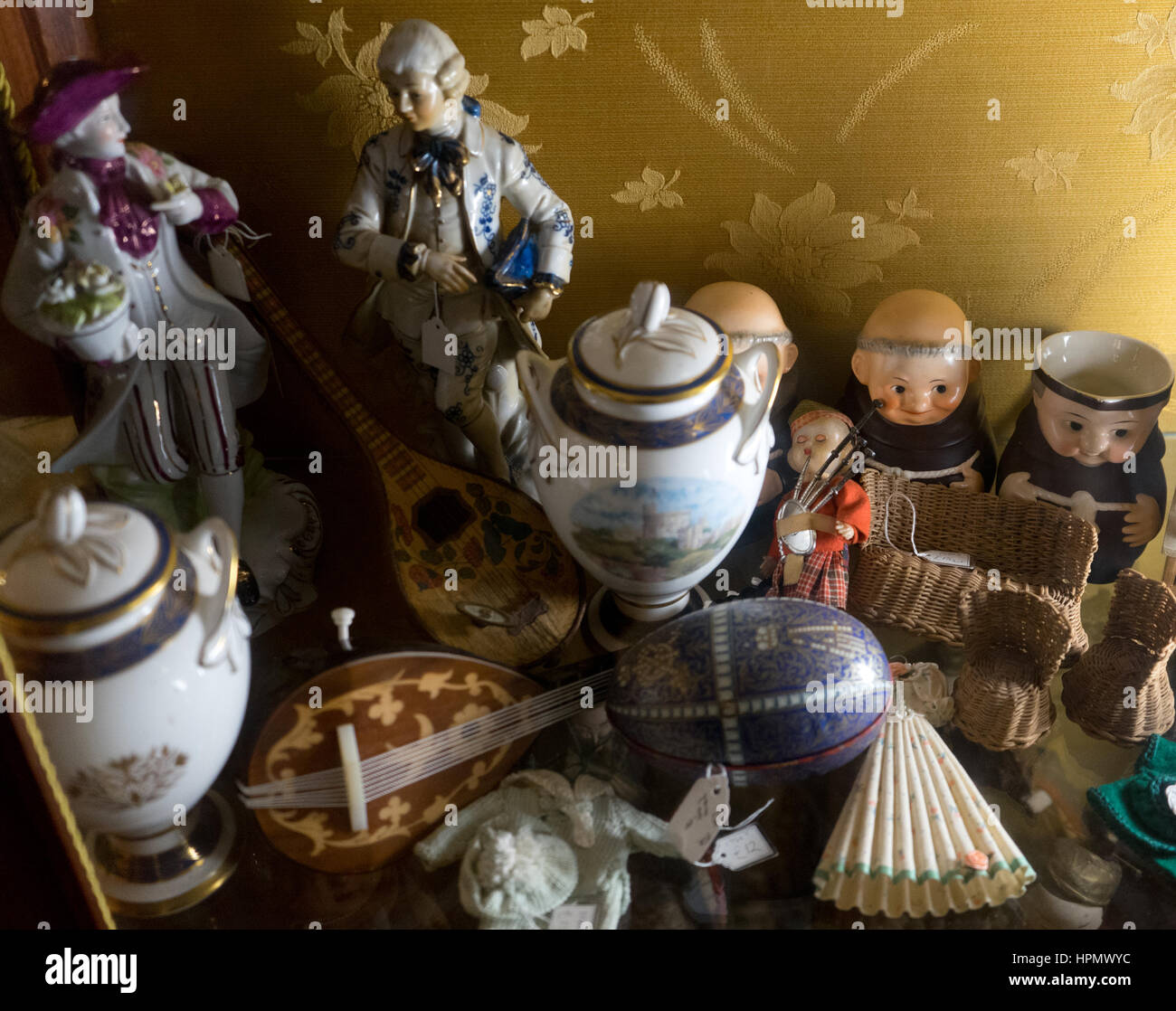 Collectors china items Stock Photo - Alamy