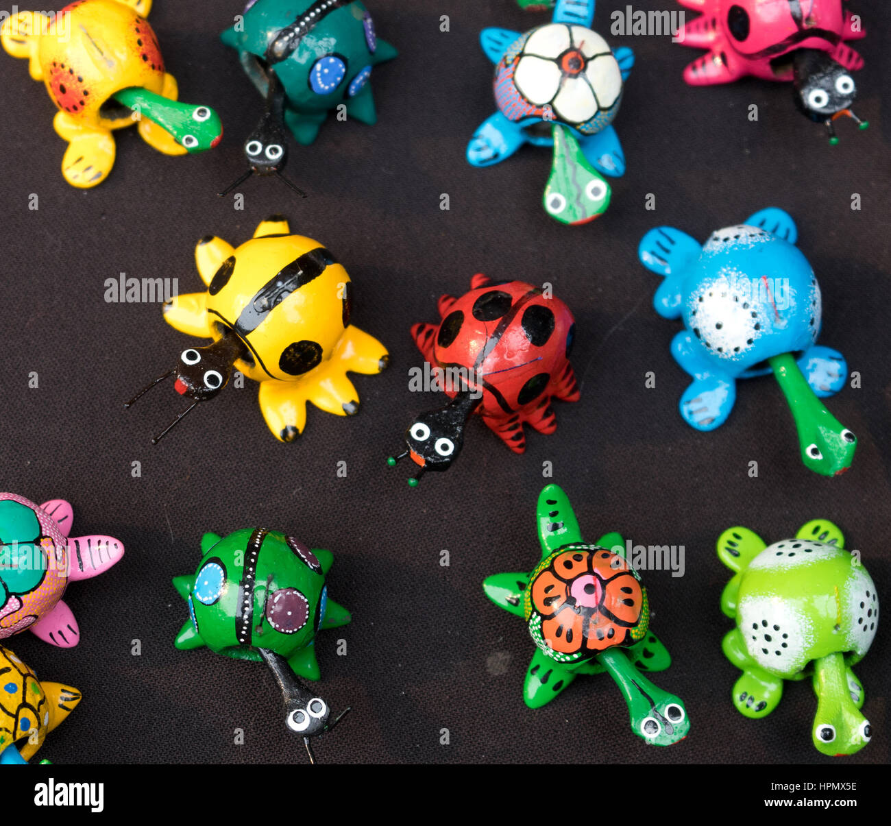 Brightly painted litter critters hi-res stock photography and images ...