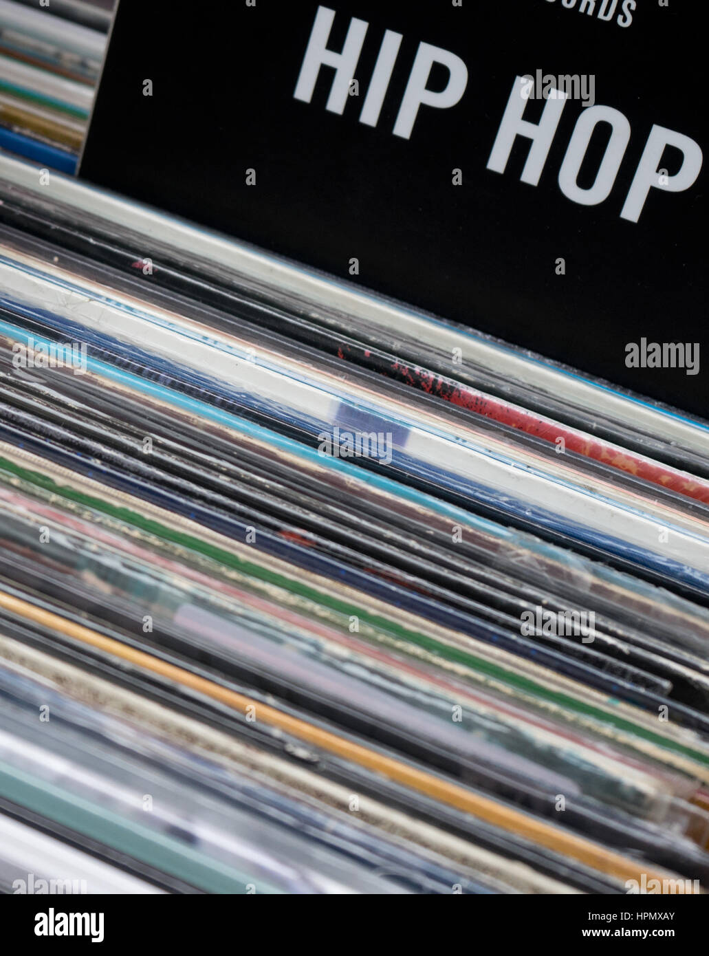 records for sale Stock Photo - Alamy