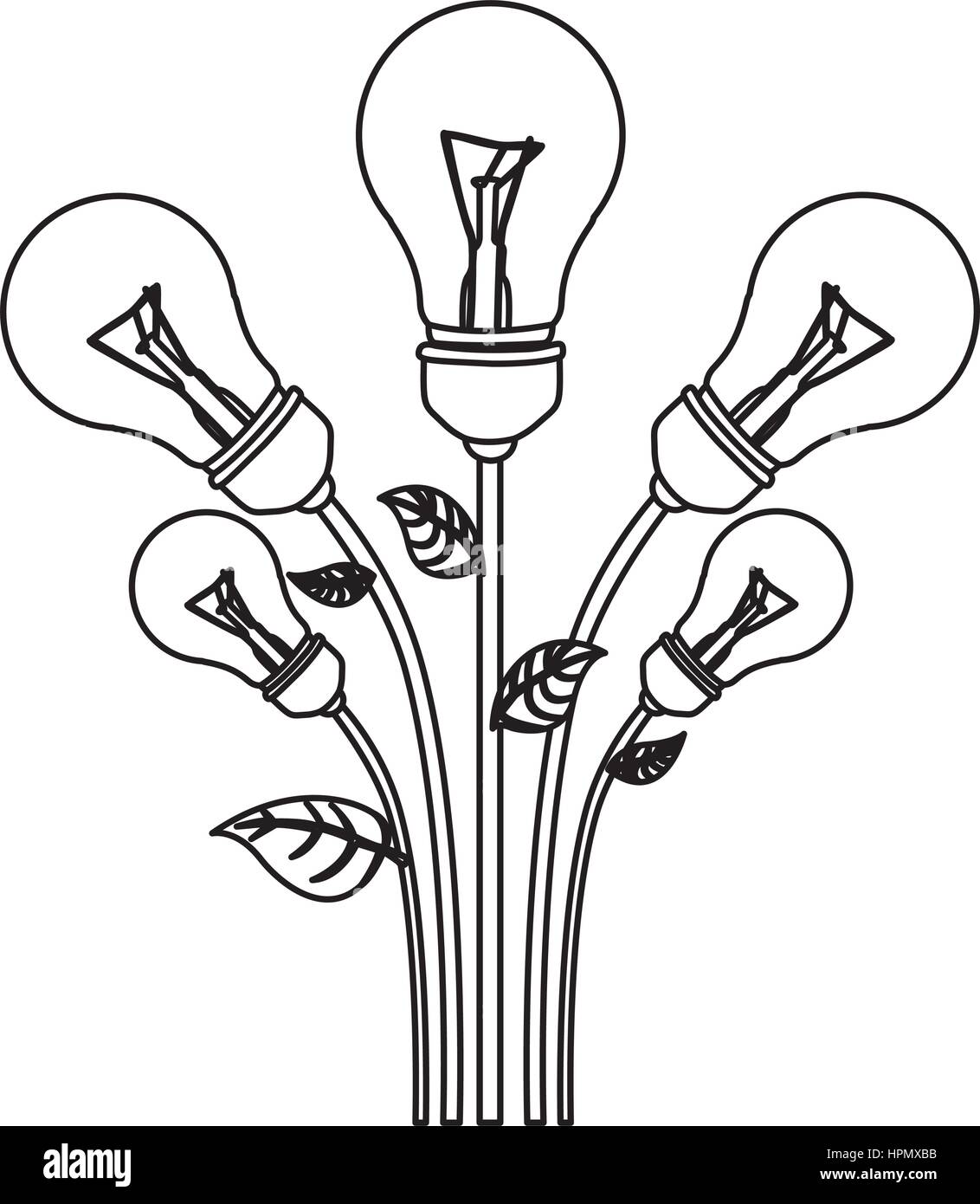 normal save bulbs plant icon Stock Vector Image & Art - Alamy