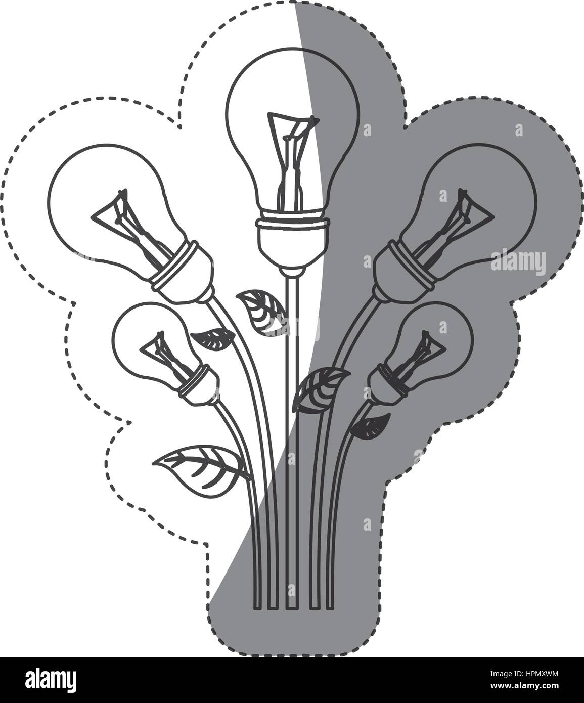 normal save bulbs plant icon Stock Vector Image & Art - Alamy
