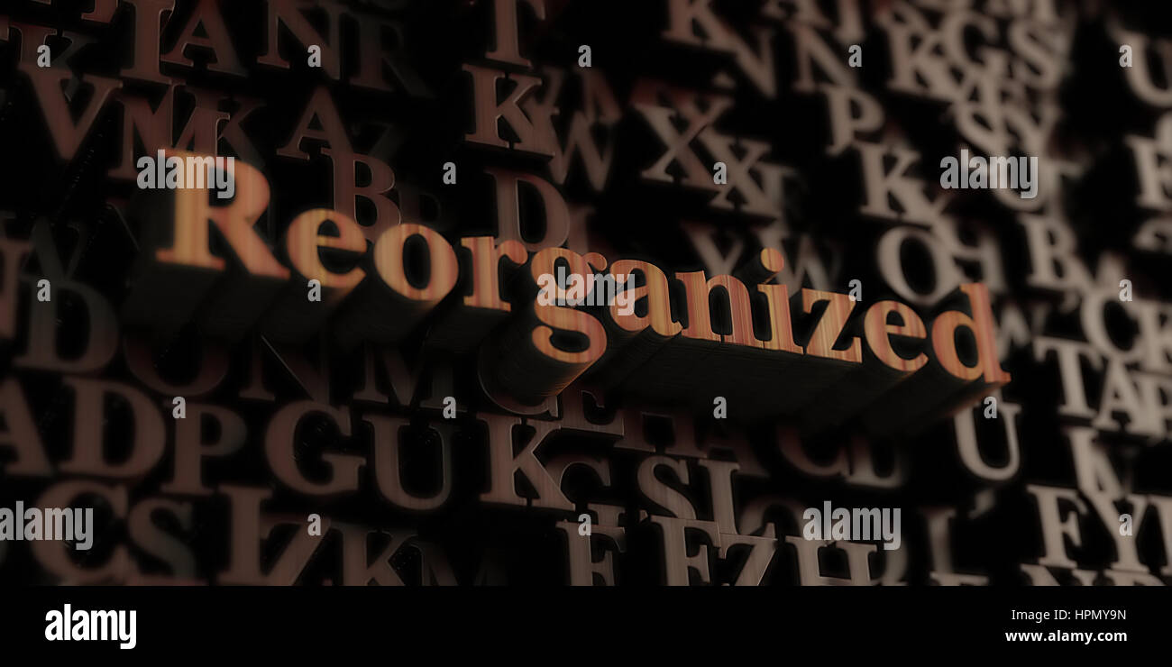 Reorganized - Wooden 3D rendered letters/message. Can be used for an ...