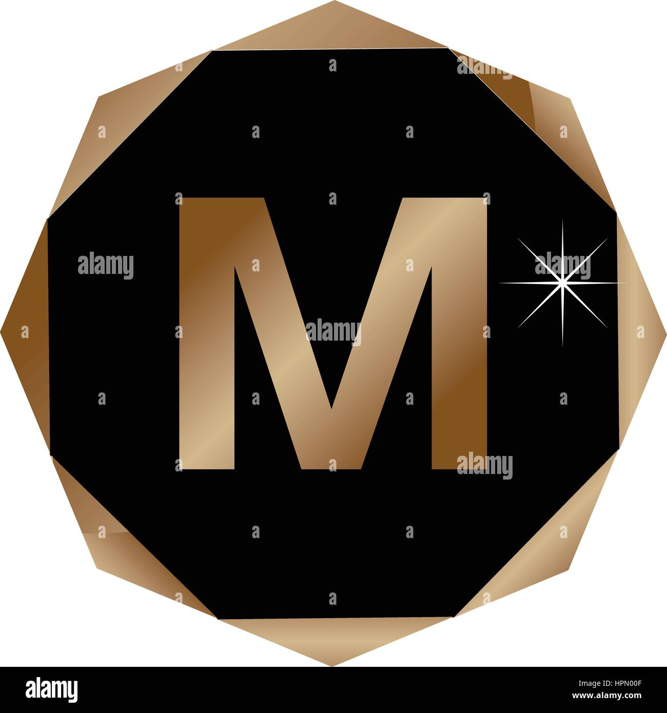 Diamond Initial M Stock Vector Image & Art - Alamy