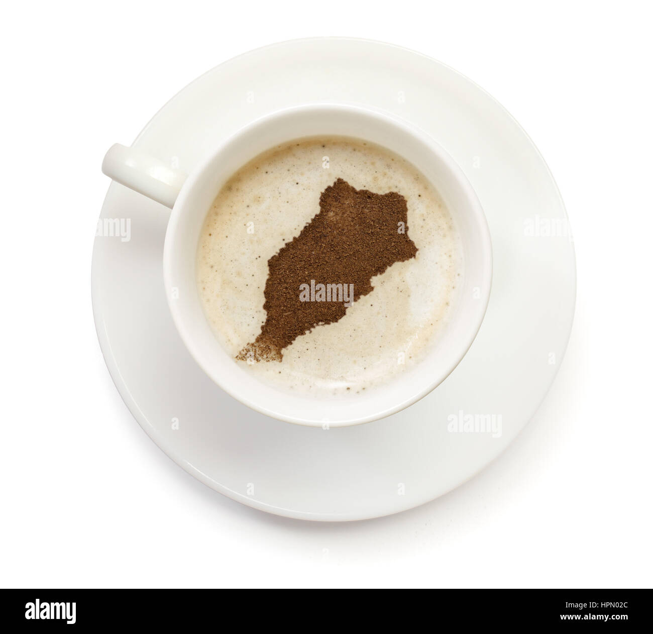 Morocco outline map hi-res stock photography and images - Alamy