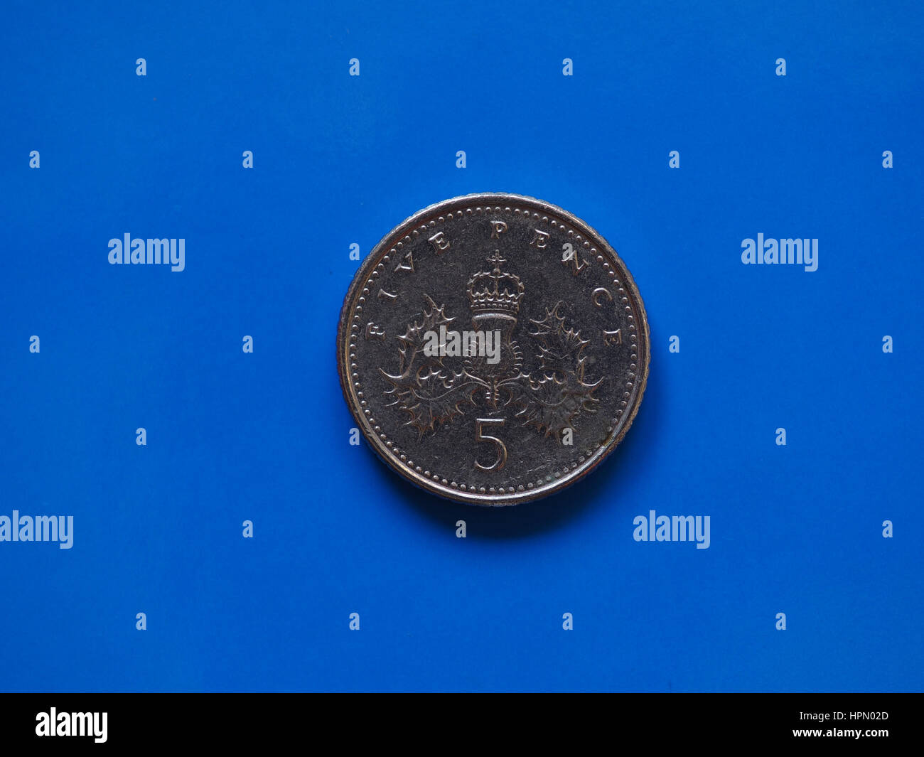5 pence coin hi-res stock photography and images - Alamy