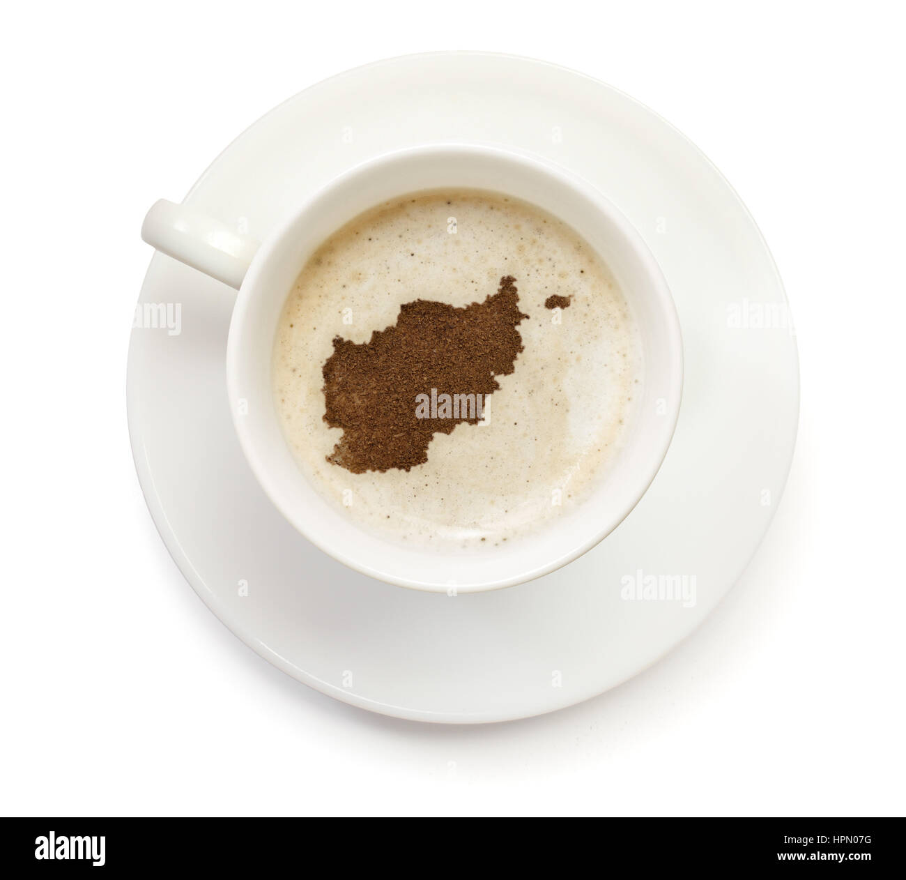 Afghanistan country profile map hi-res stock photography and images - Alamy