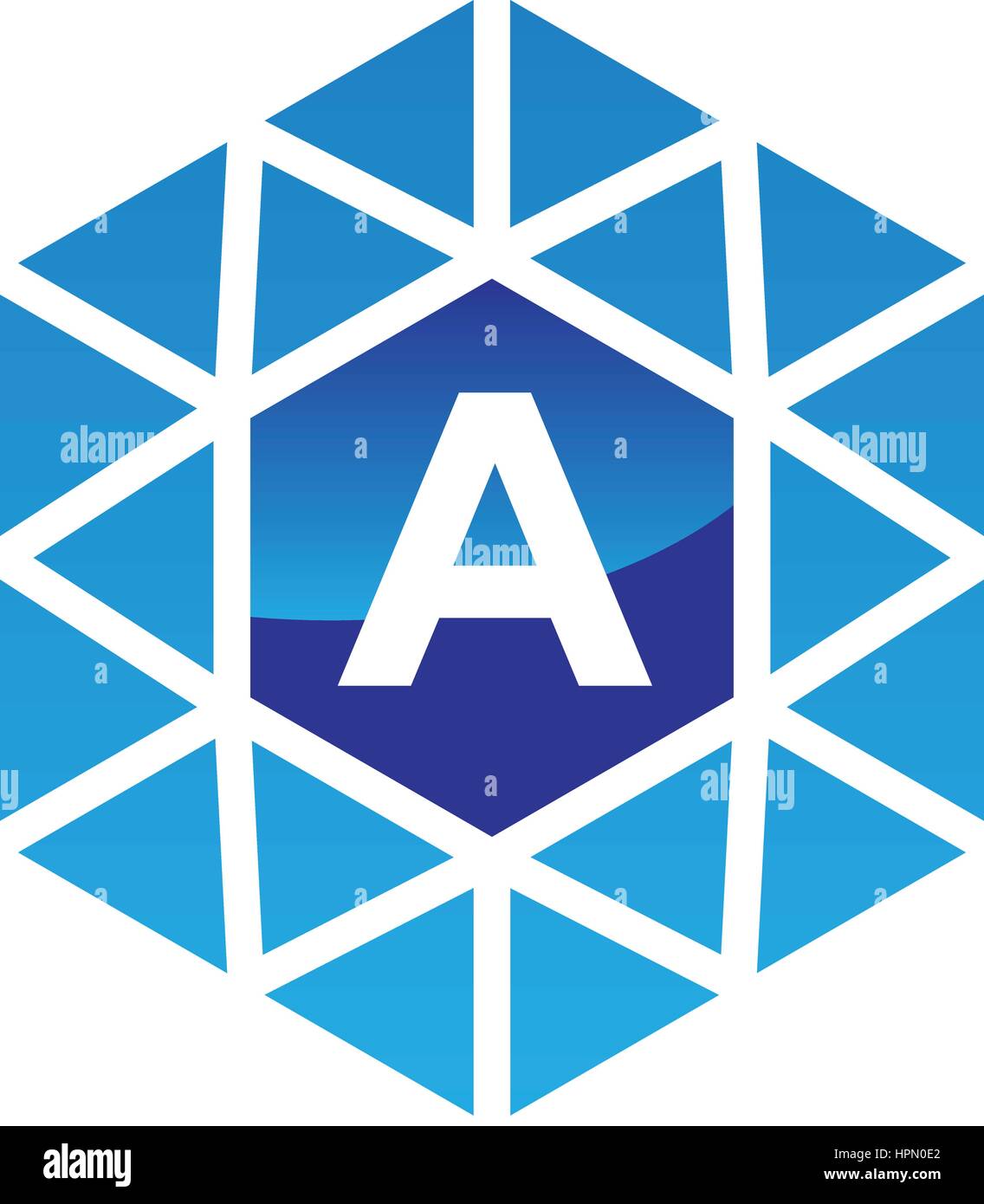 Diamond Initial A Stock Vector Image & Art - Alamy