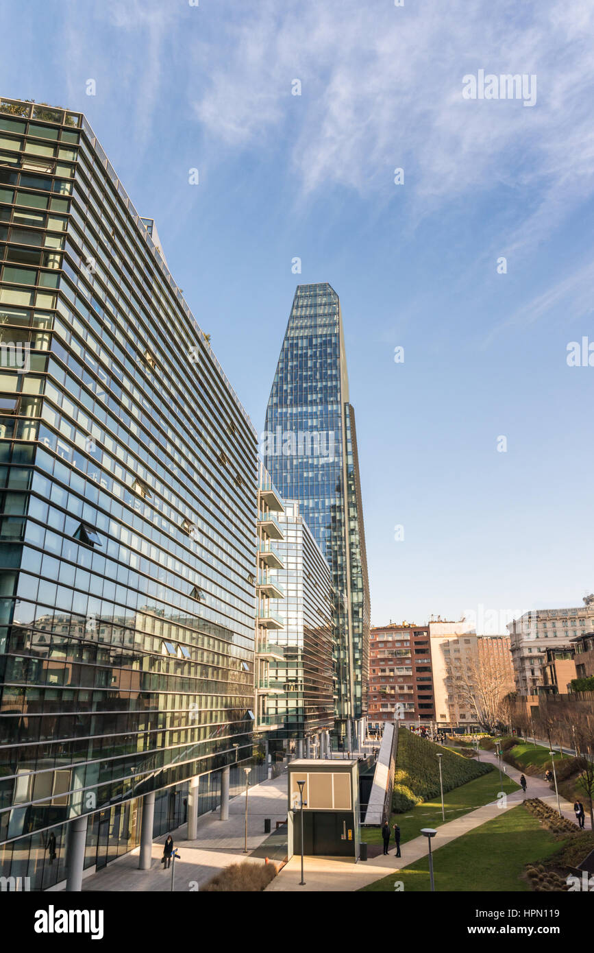 Financial district modern italy hi-res stock photography and images - Alamy