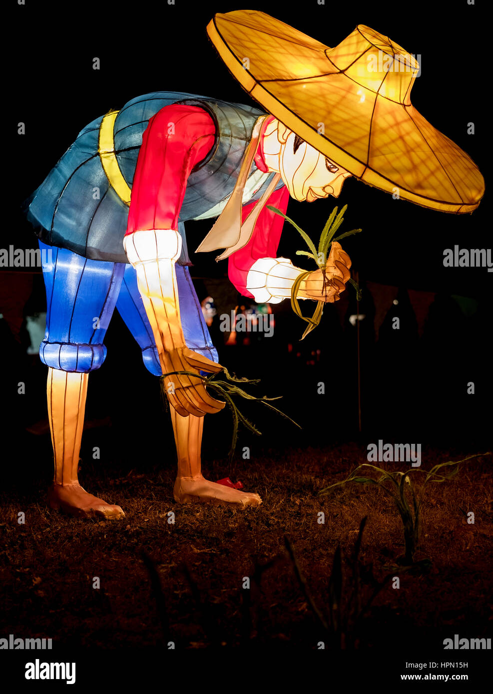 Asian rice hat hi-res stock photography and images - Alamy