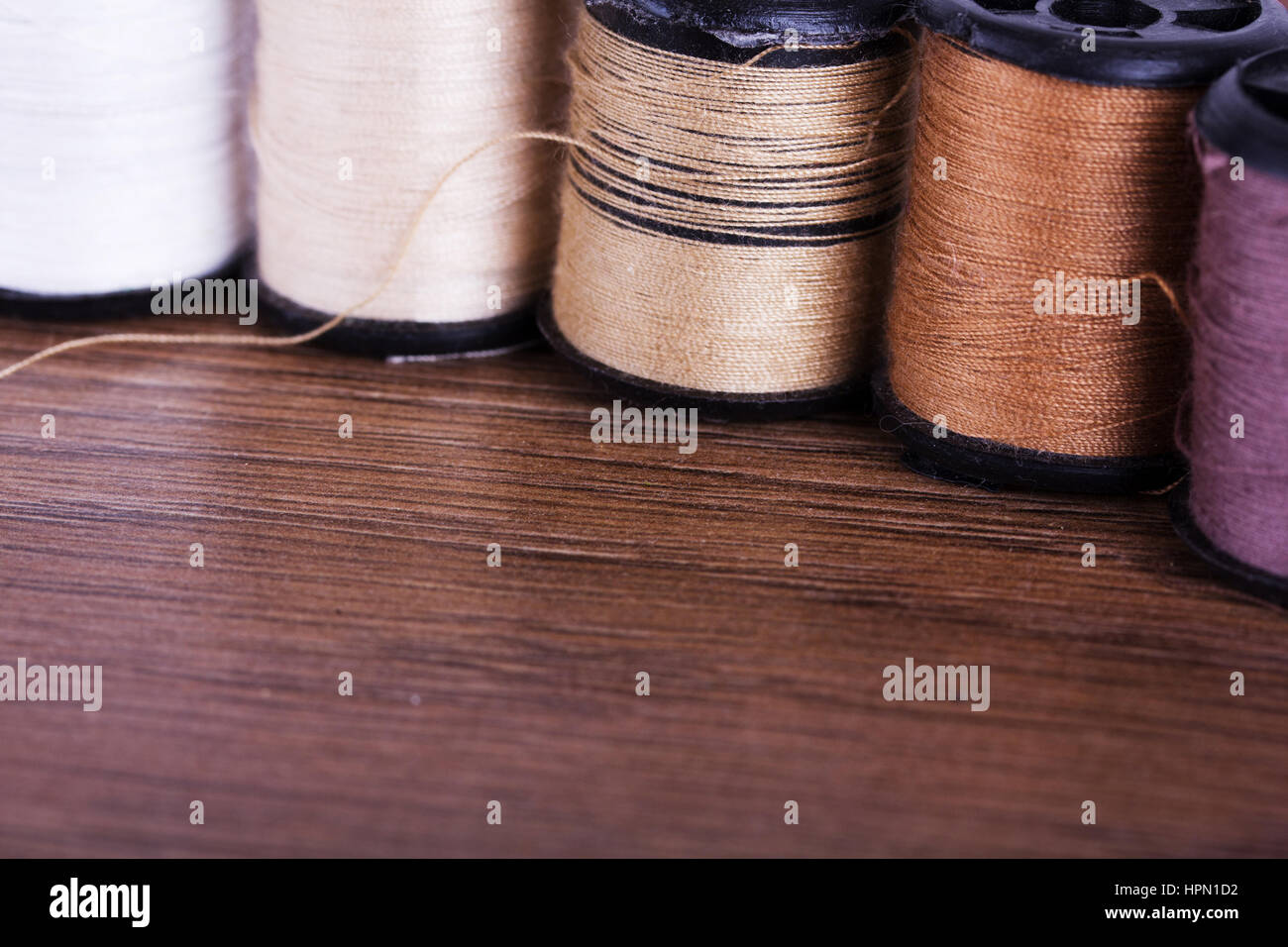 Fabric cotton reels hi-res stock photography and images - Alamy