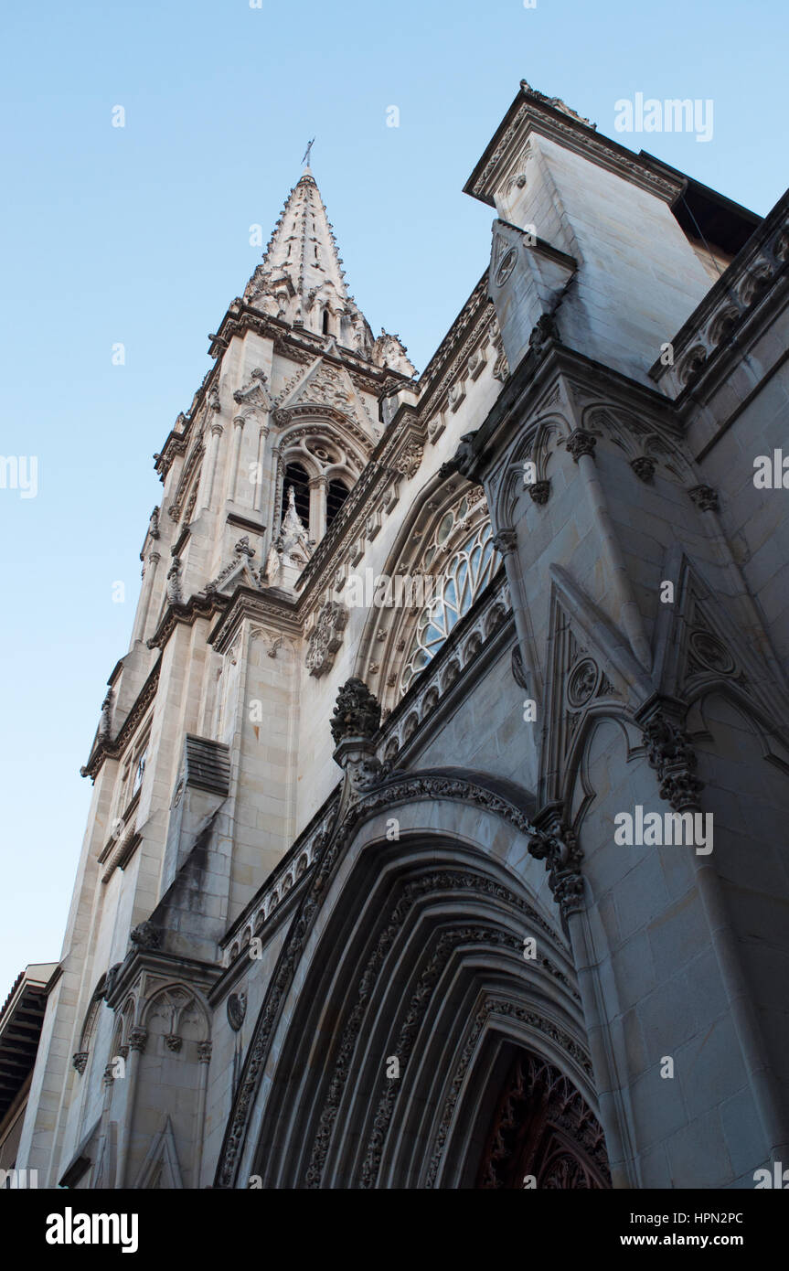 Bilbao, Basque Country, Spain: the Cathedral Basilica of Santiago, the ...