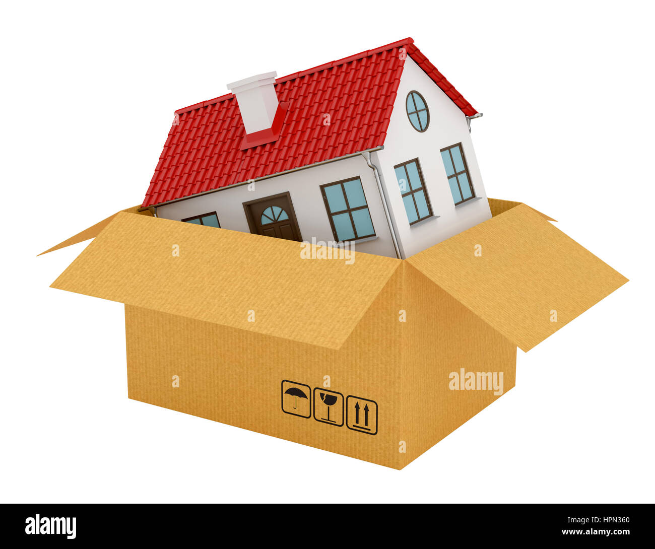 Cardboard box architecture hi-res stock photography and images - Alamy