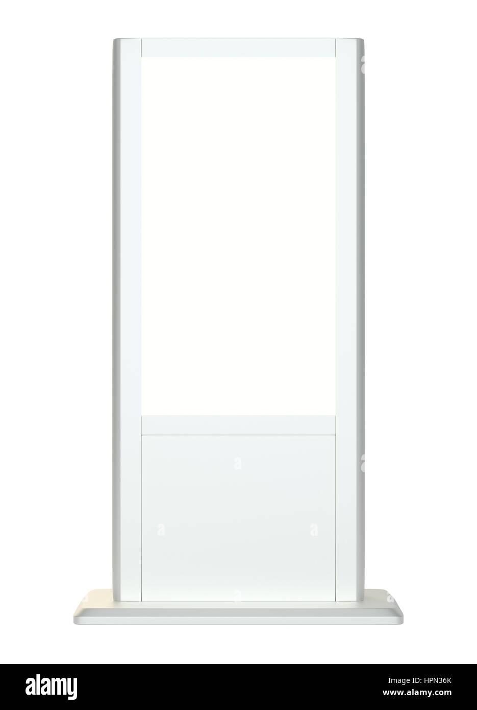 Blank mockup vertical lightbox Cut Out Stock Images & Pictures - Alamy