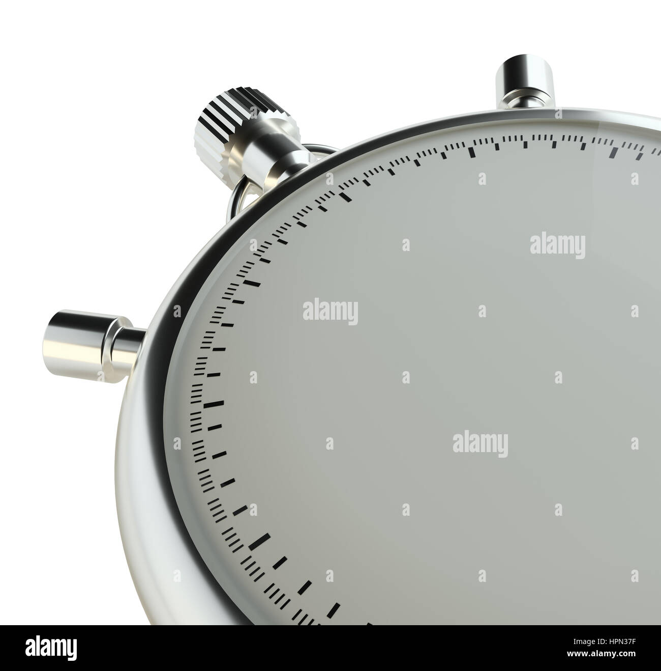 Stopwatch without numbers Stock Photo - Alamy