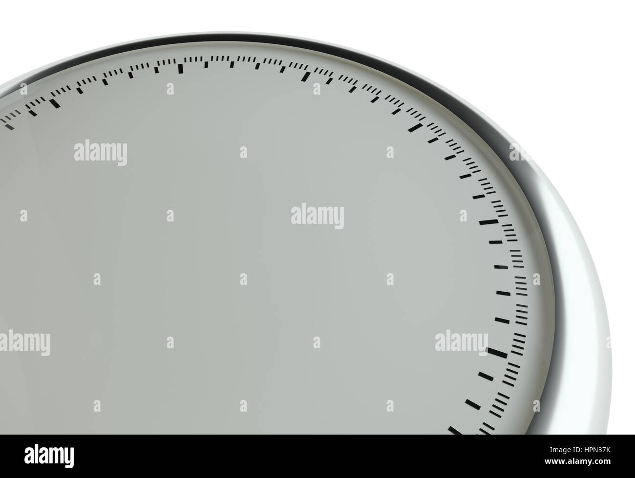 Clock face without numbers and arrows Stock Photo - Alamy