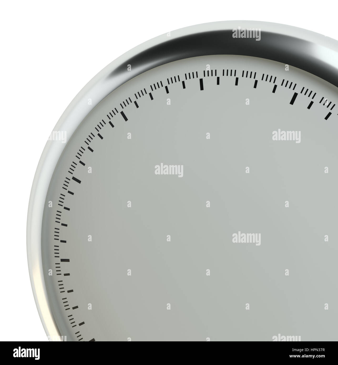 Clock face without numbers and arrows Stock Photo - Alamy