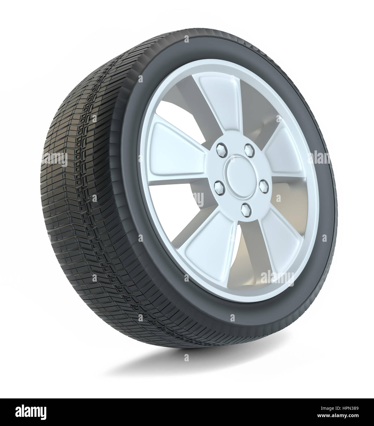 High Quality Car Wheel, Isolated Stock Photo - Alamy