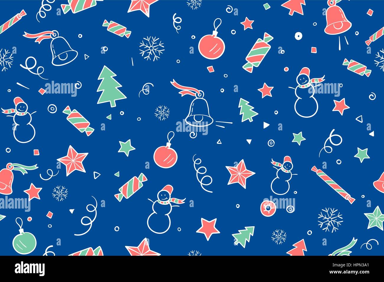 Christmas decoration snow red Stock Vector Images - Alamy