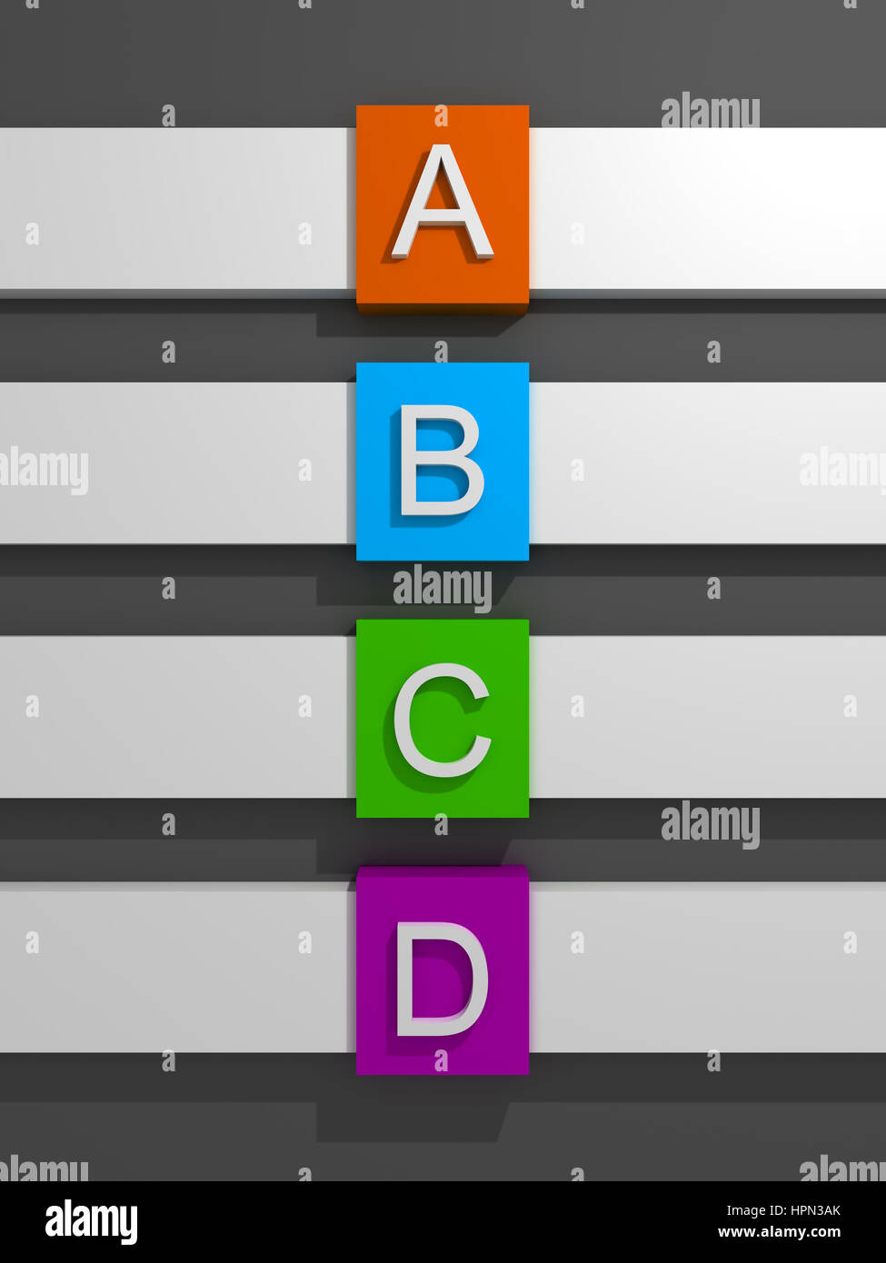 Abcd letters hi-res stock photography and images - Alamy