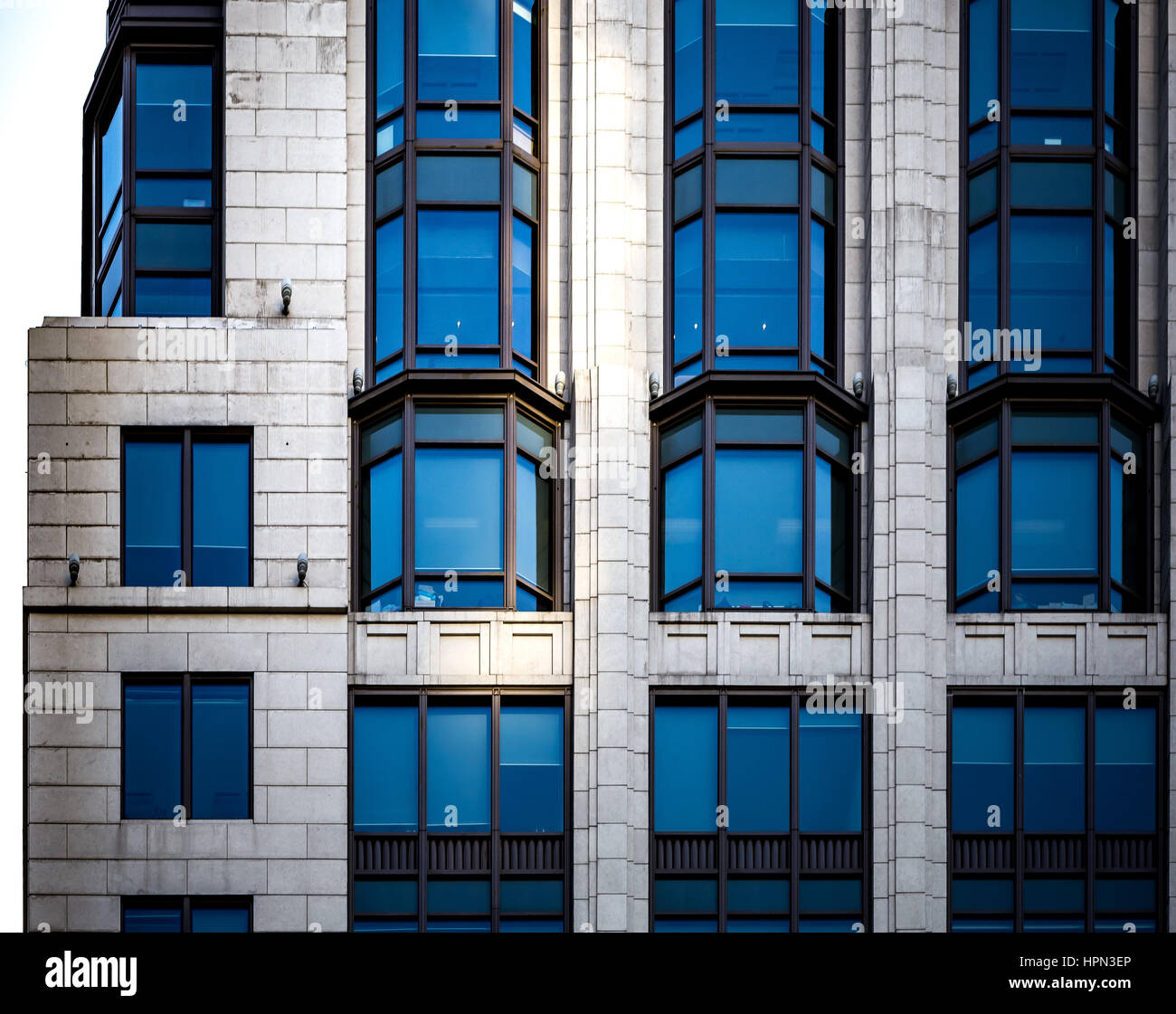 windows of commercial building in Hong Kong Stock Photo - Alamy