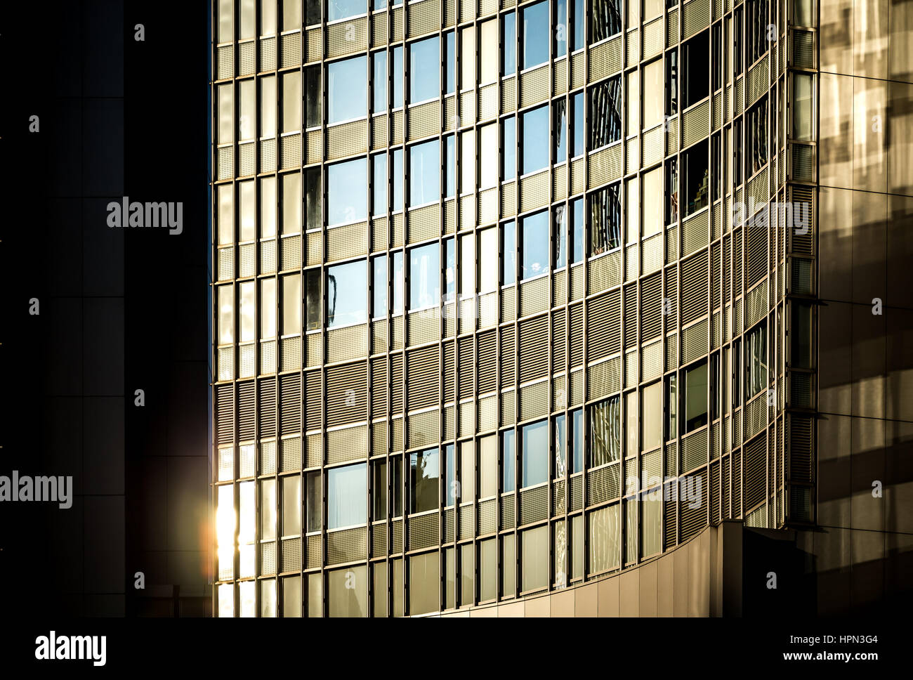 windows of commercial building in Hong Kong Stock Photo - Alamy
