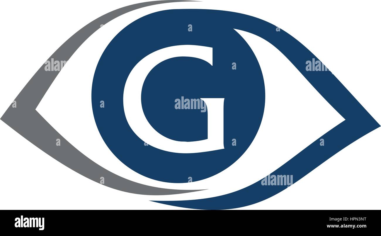 Eye Care Solutions Letter G Stock Vector Image & Art - Alamy