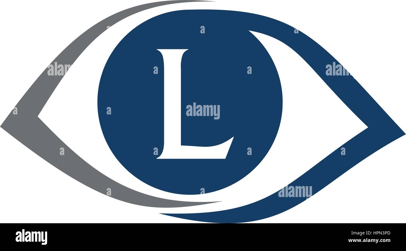 Eye Care Solutions Letter L Stock Vector Image & Art - Alamy