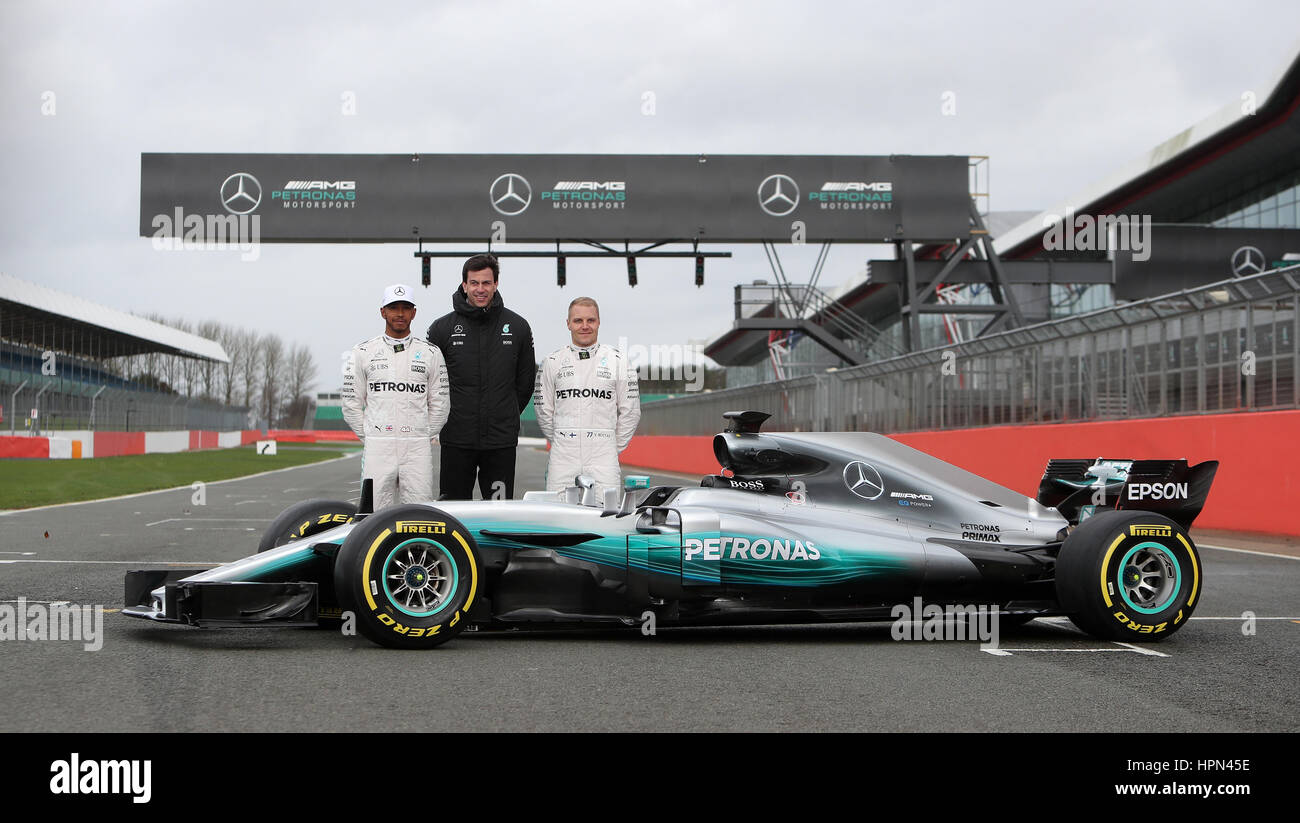 Bottas toto wolff hi-res stock photography and images - Alamy