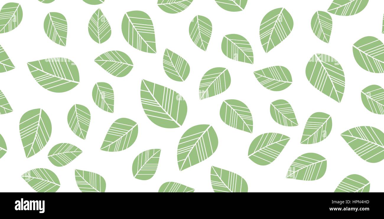 seamless leaves isolated Stock Vector Image & Art - Alamy