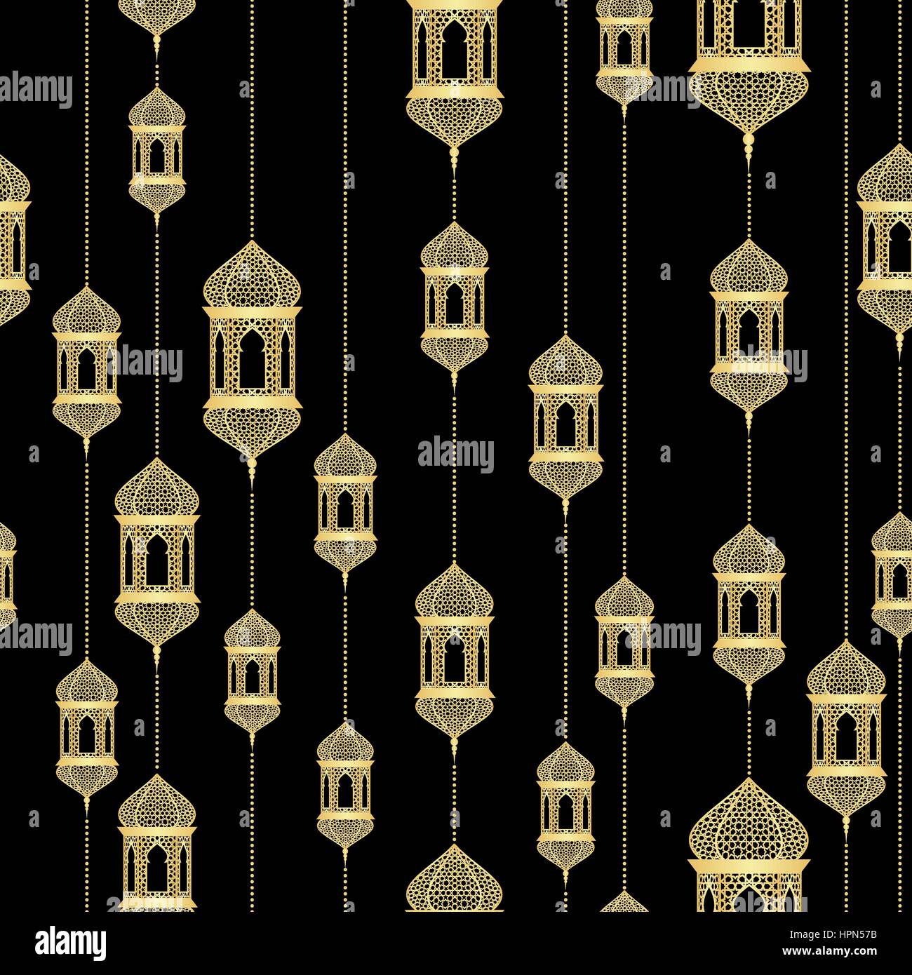 ramadan seamless pattern Stock Vector Image & Art - Alamy