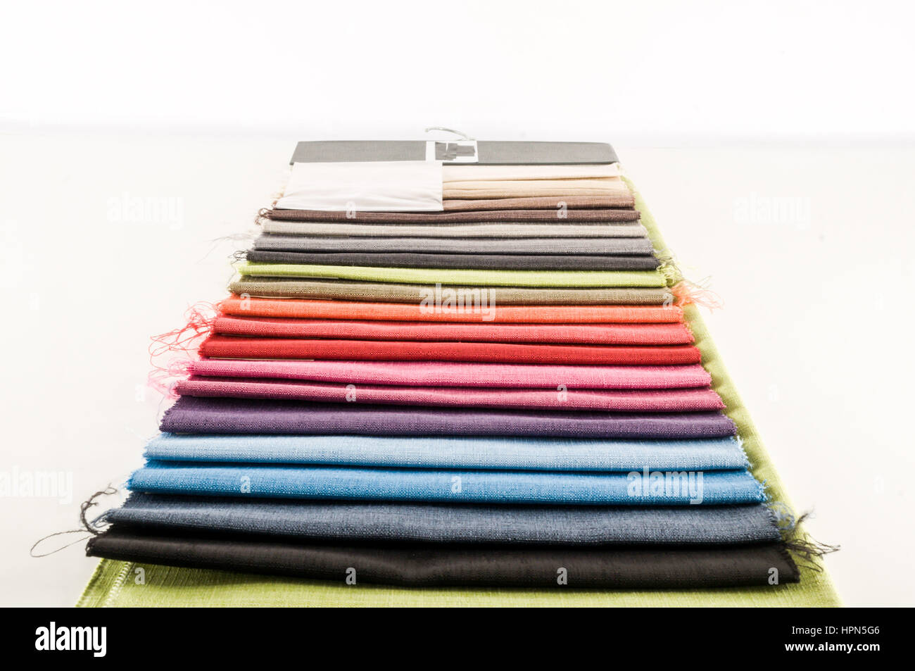 Samples of colored cloth Stock Photo - Alamy