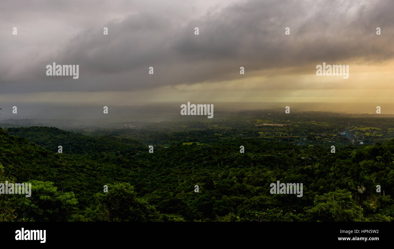 Rain over the Candelaria, Cuba Stock Photo - Alamy