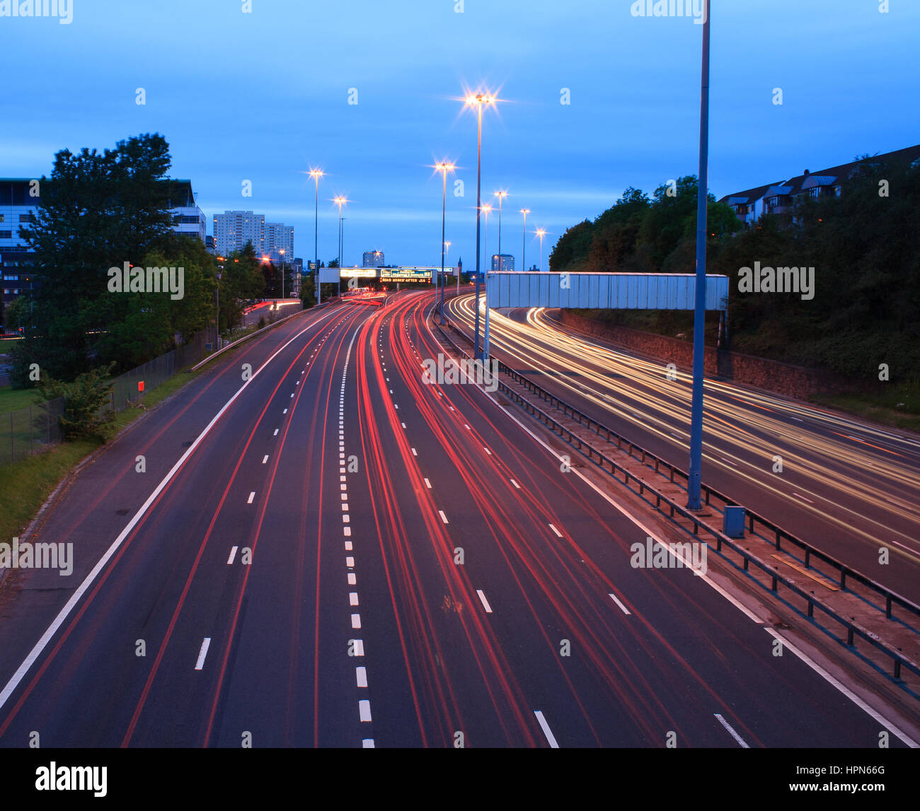 Motorway congestion scotland hi-res stock photography and images - Alamy