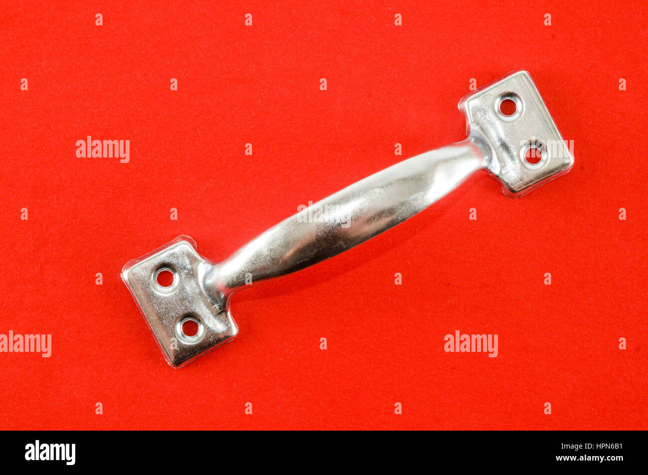 Metal case handle Stock Photo - Alamy
