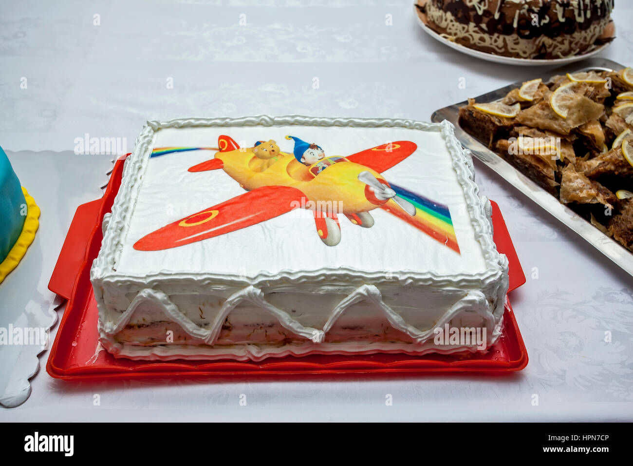 Beautiful Birthday cakes homemade for children birthday Stock Photo - Alamy