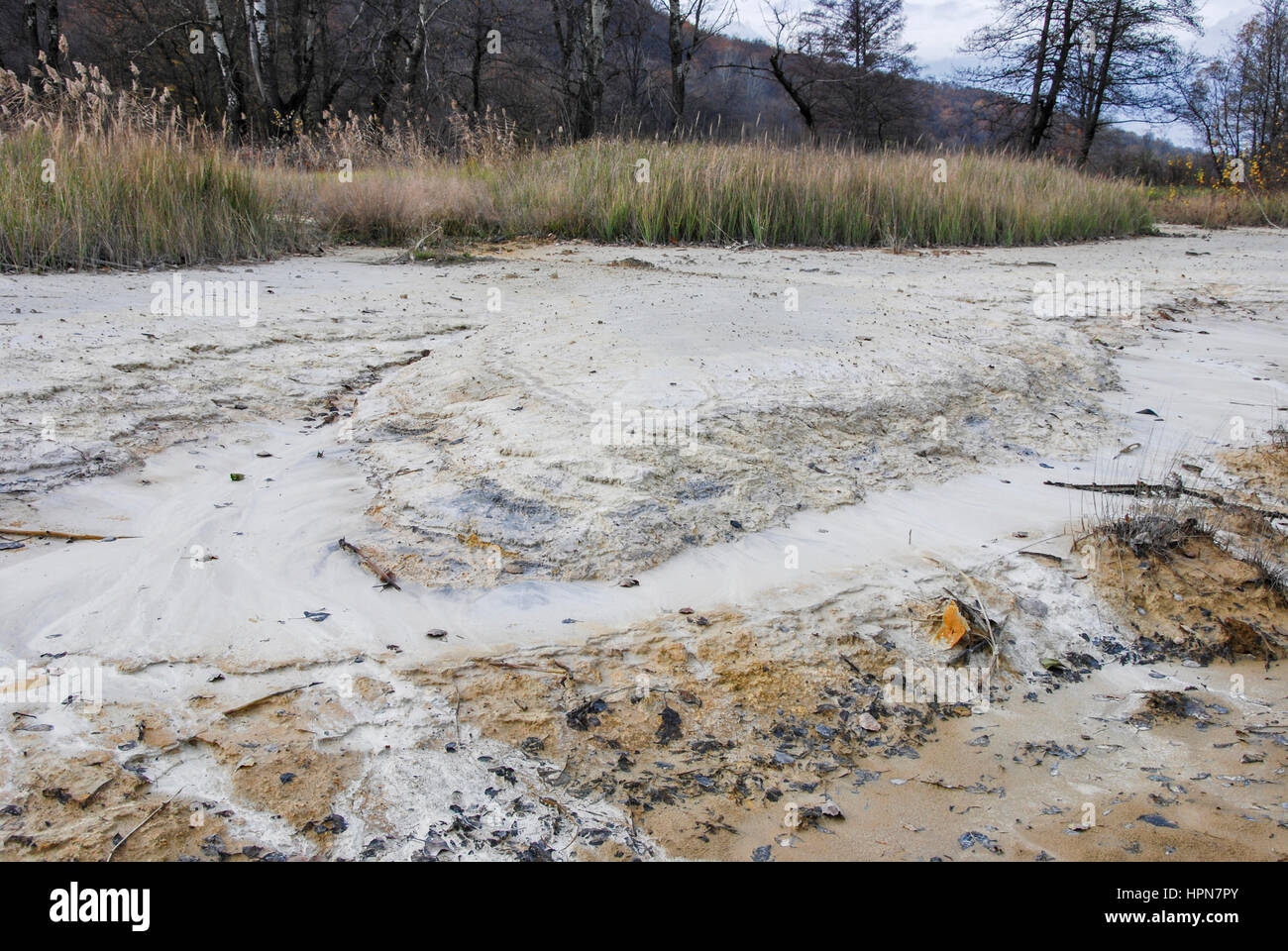 Contaminated water due to industrial pollution Stock Photo - Alamy