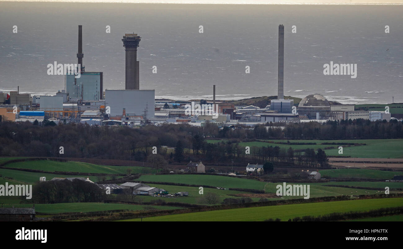 General view sellafield nuclear power plant hi-res stock photography ...