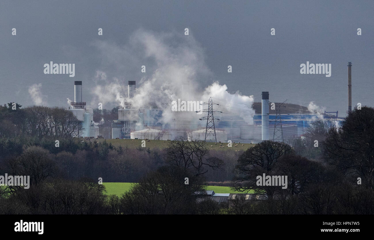 General view of Sellafield Nuclear power plant, in Cumbria Stock Photo ...