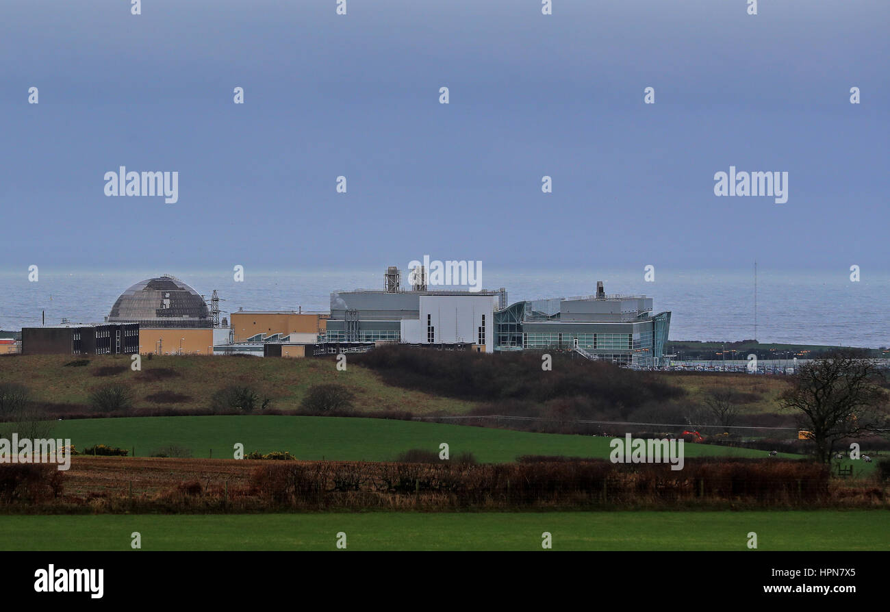 General view of Sellafield Nuclear power plant, in Cumbria Stock Photo ...