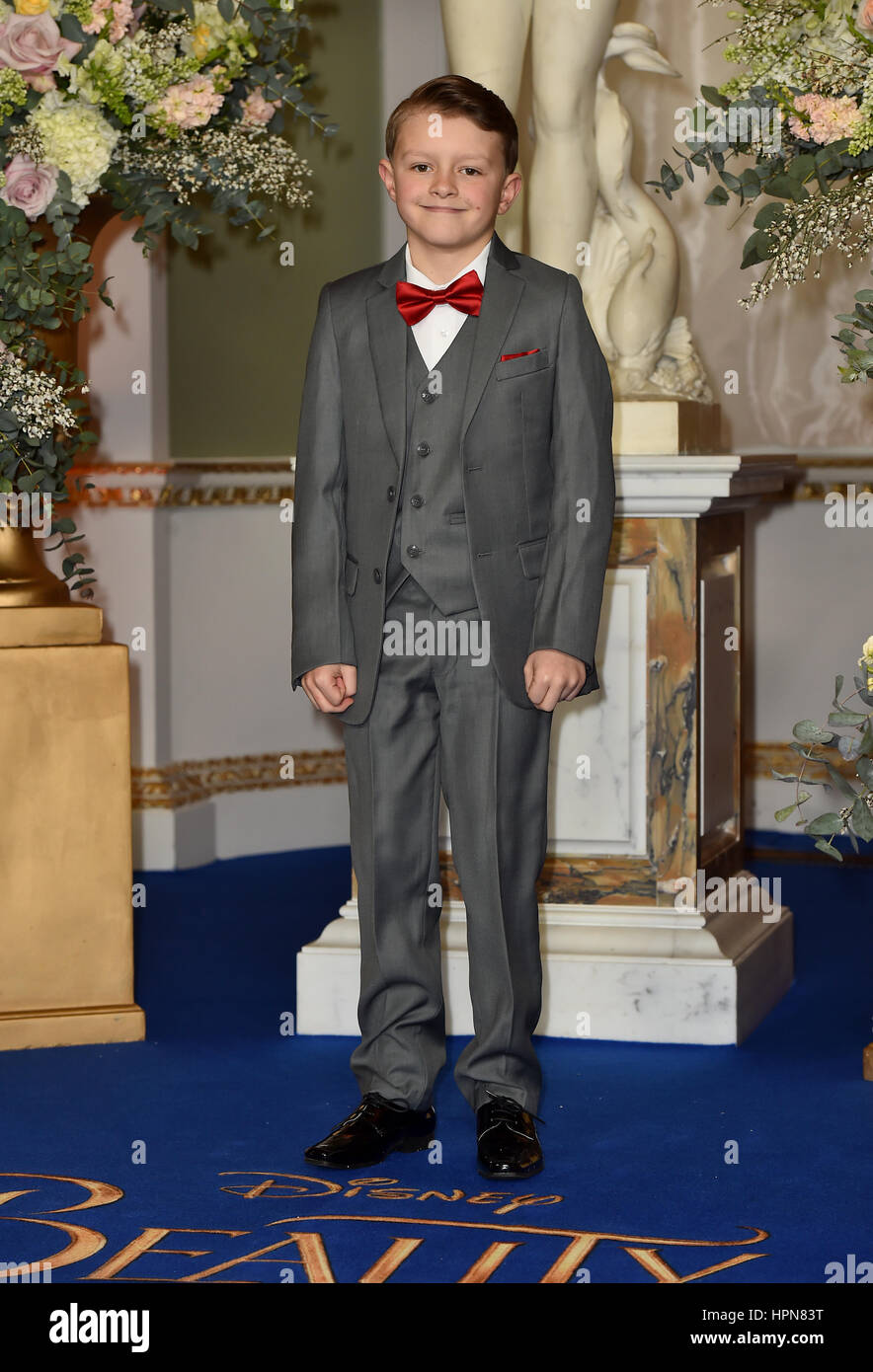 Nathan Mack attending the Beauty and the Beast launch event at Spencer ...