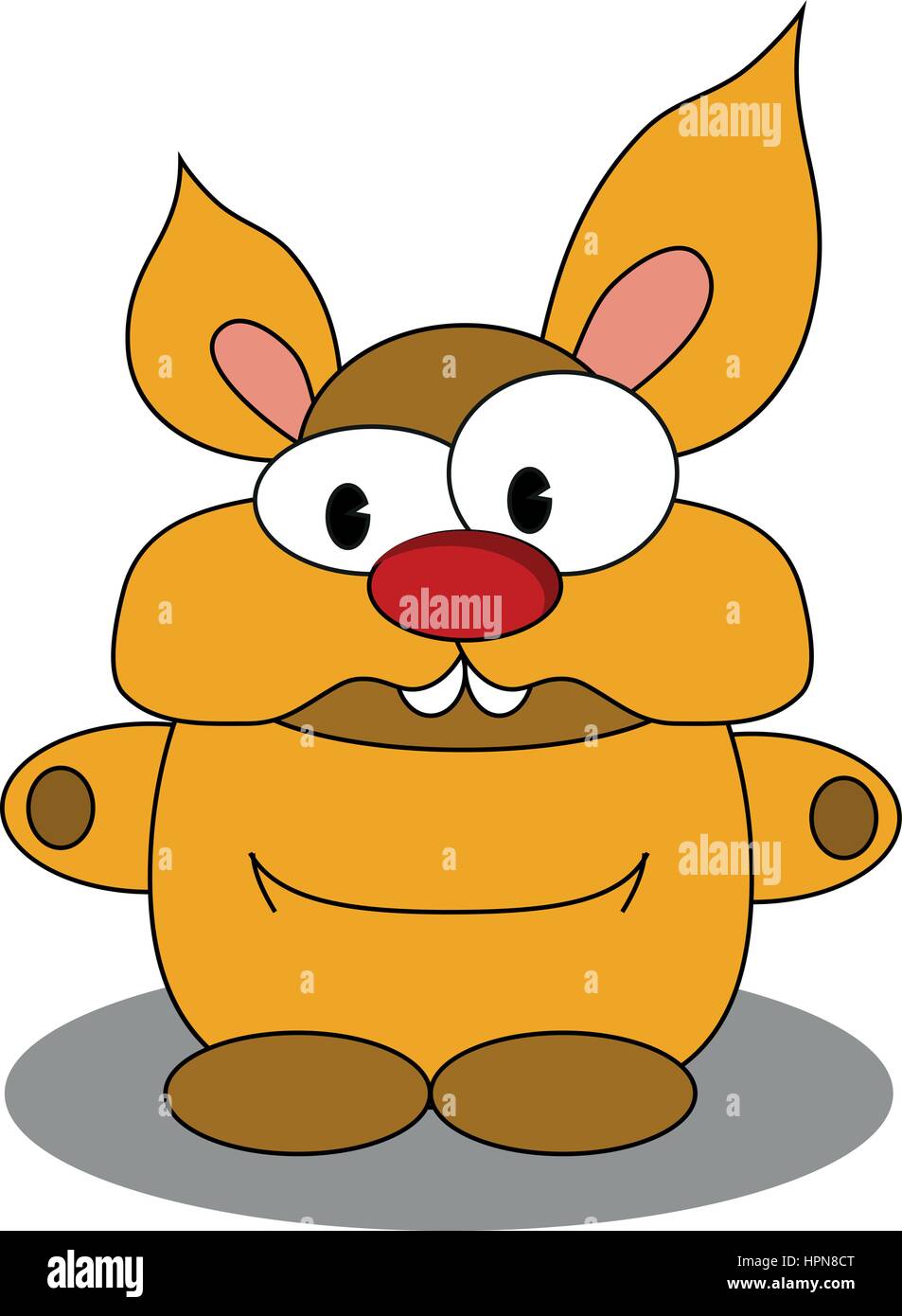 Hugging strange child character Stock Vector Image & Art - Alamy