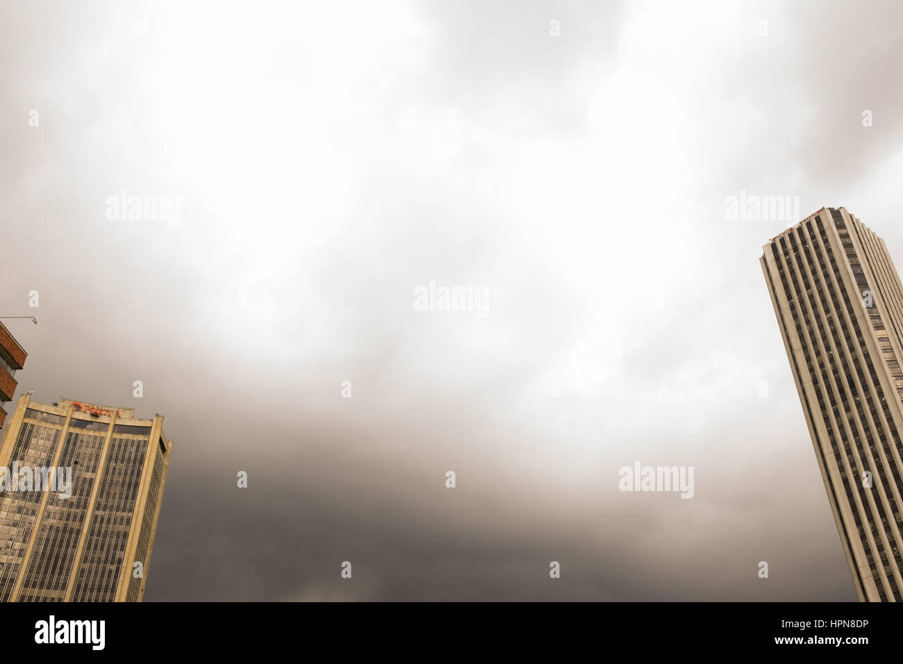 Bogota - Colombia, 19th January. The Colpatria Tower, Landmark of ...